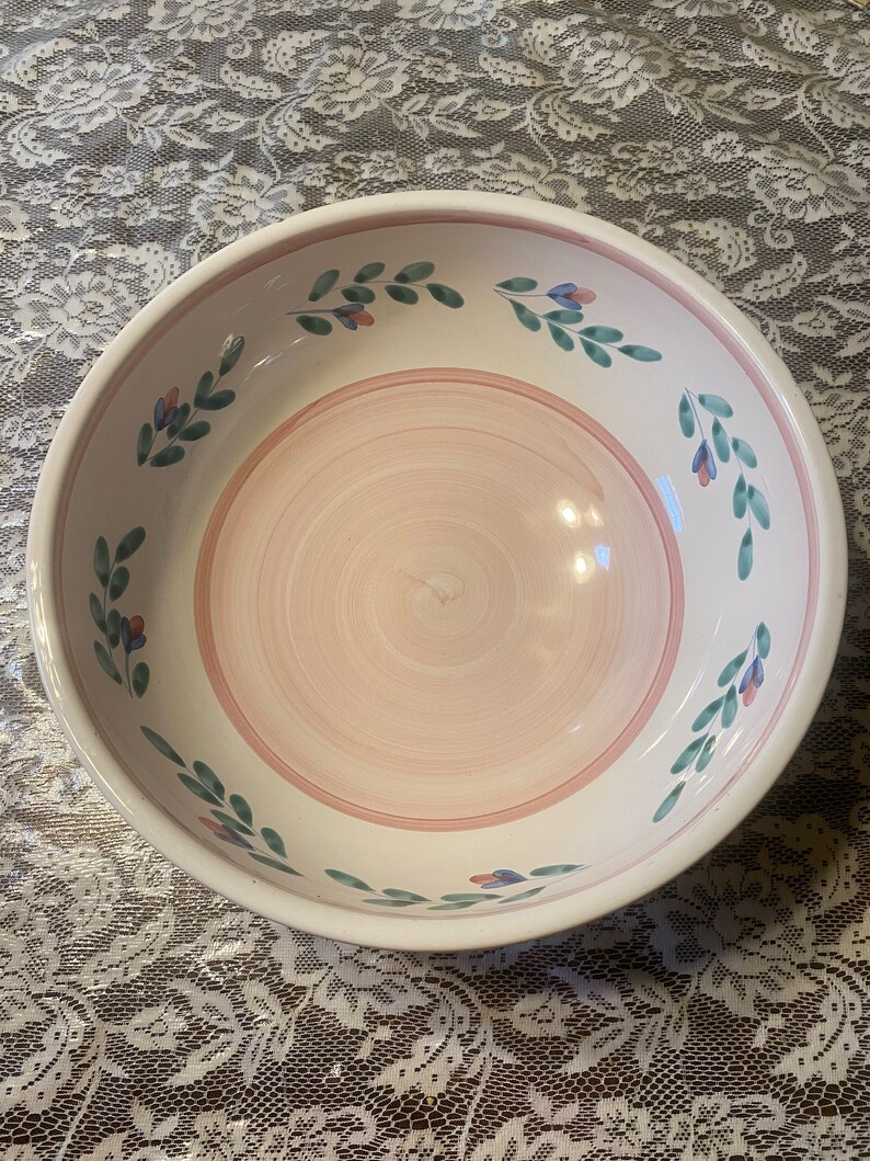 Caleca Pink Garland 4 Piece Placesetting Hand Painted in Italy ...