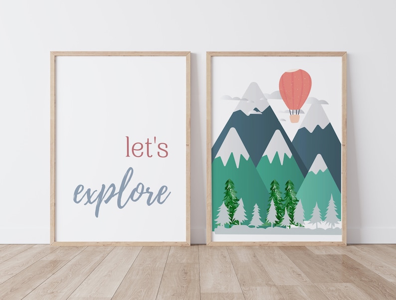 Explorer Wall Art Nursery Room Decor Printable Wall Art | Etsy