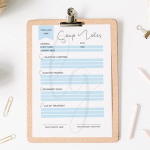 Soap Notes Template | Soap Notes Format | Esthetician Business ...