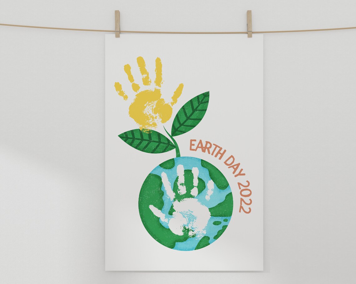 Earth Day Kids Handprint Art | Handprint Kids Activity |handprint ...