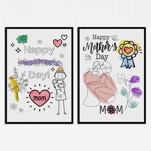 All About My Mom | Mother's Day Coloring Pages | Kids Activity for Mom ...
