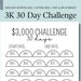 3K 30 Day Challenge | 3,000 Saving Challenges | 3K Money Challenge ...