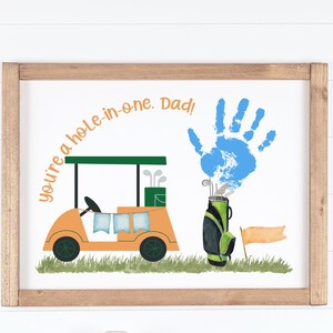 Father's Day Handprint Keepsake DIY Gift for Dad Father's Day Dad ...