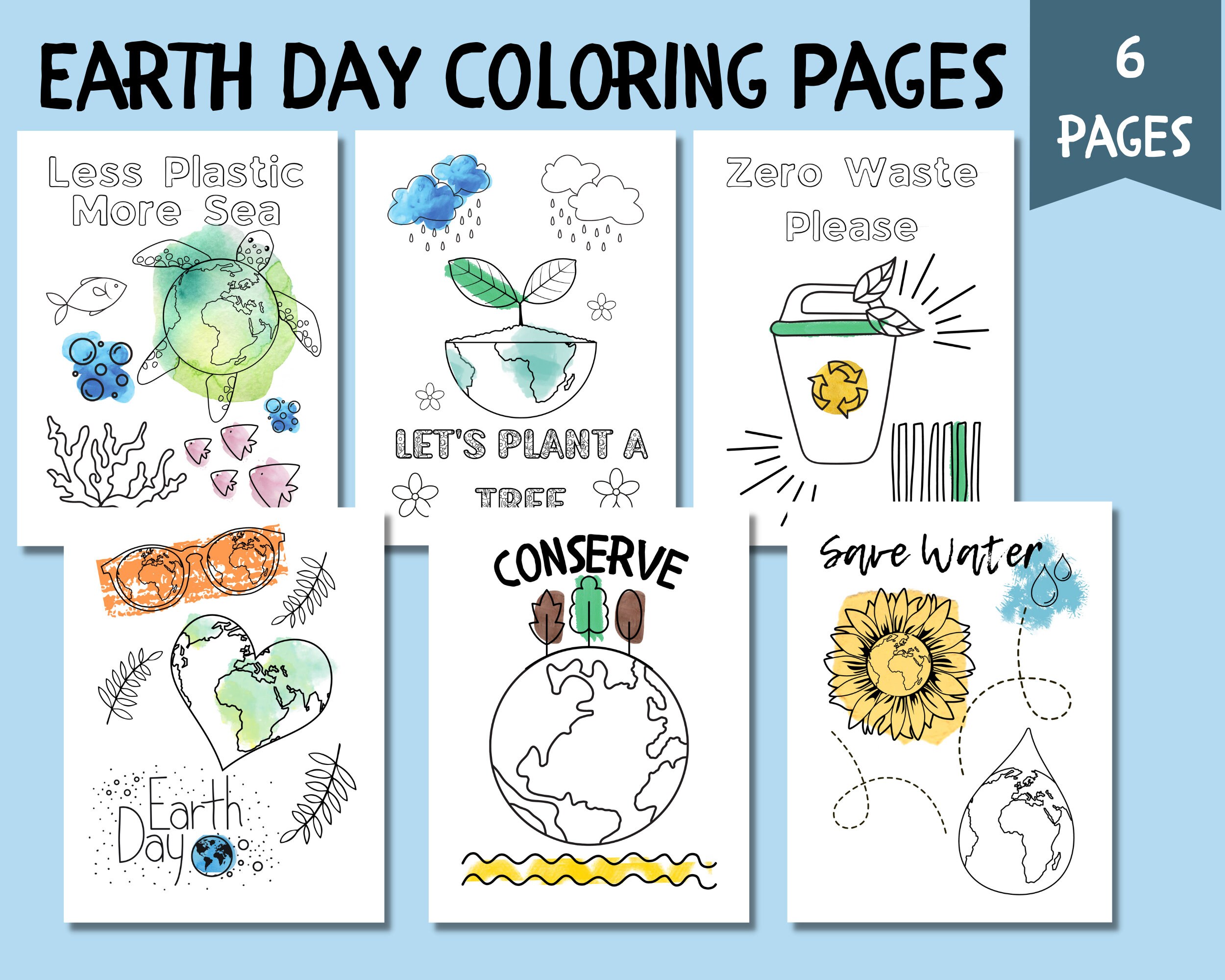 Earth Day Printables Earth Day Kids Printables Earth Day - Etsy