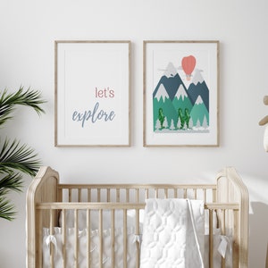 Explorer Wall Art Nursery Room Decor Printable Wall Art Adventure ...