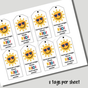 Printable Teacher Gift Tag End of Year Teacher Gift End of Year Student ...