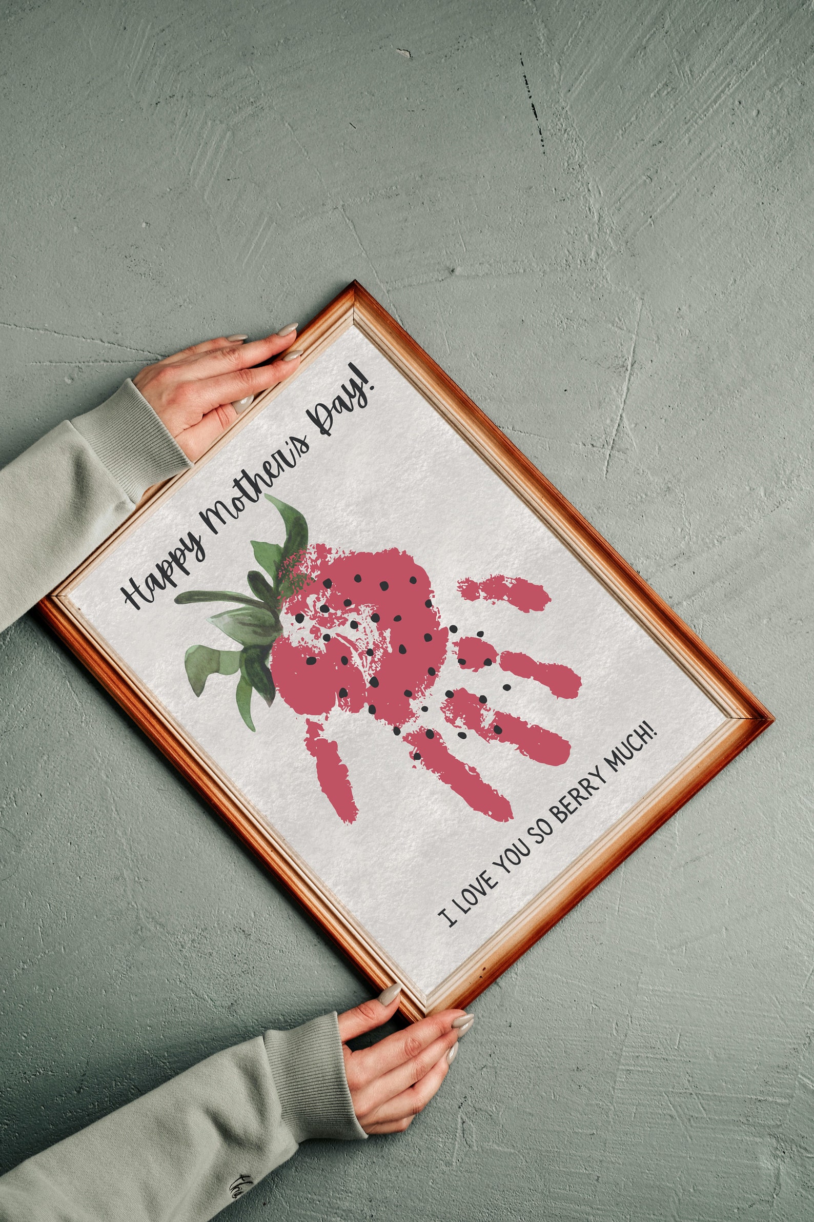 Mother's Day Handprint Art Handprint Kids Activity - Etsy