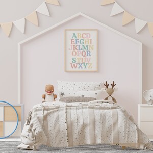 Pastel Alphabet Poster | Classroom Decor Elementary | Preschool ...