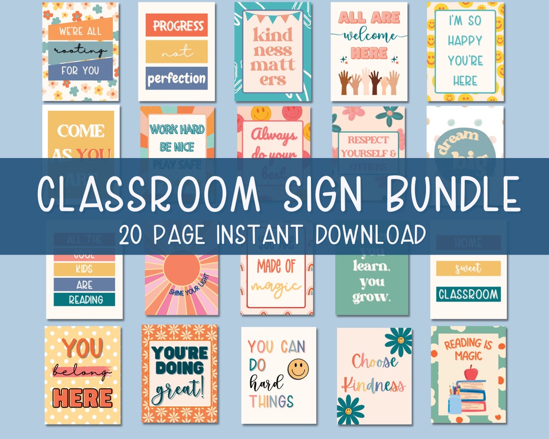 Classroom Decor Bundle | Boho Classroom Decor | Classroom Decor ...