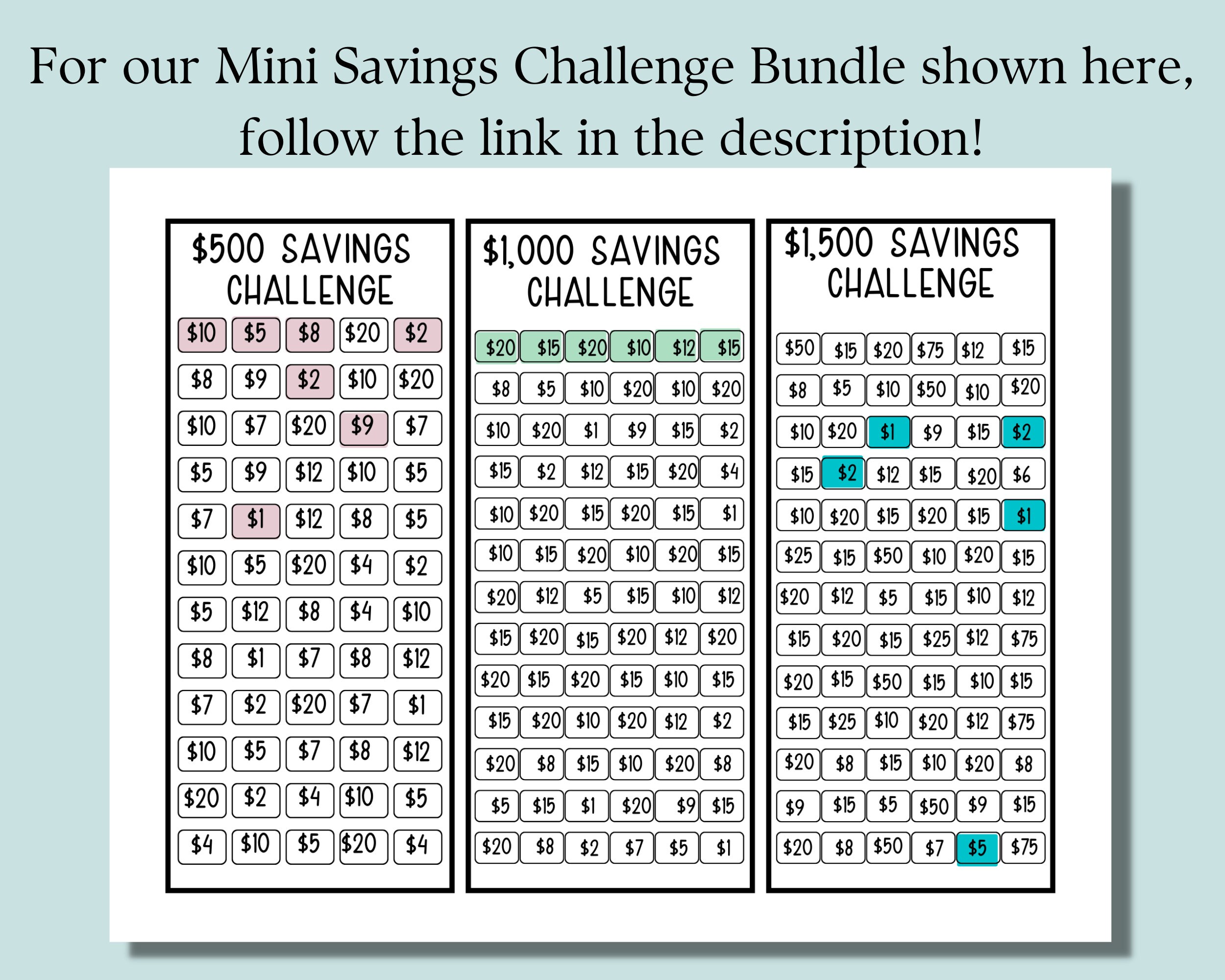 2K 30 Day Challenge 2000 Saving Challenges 2K Money - Etsy