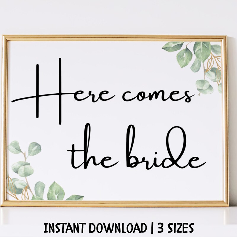 Here Comes the Bride - Etsy