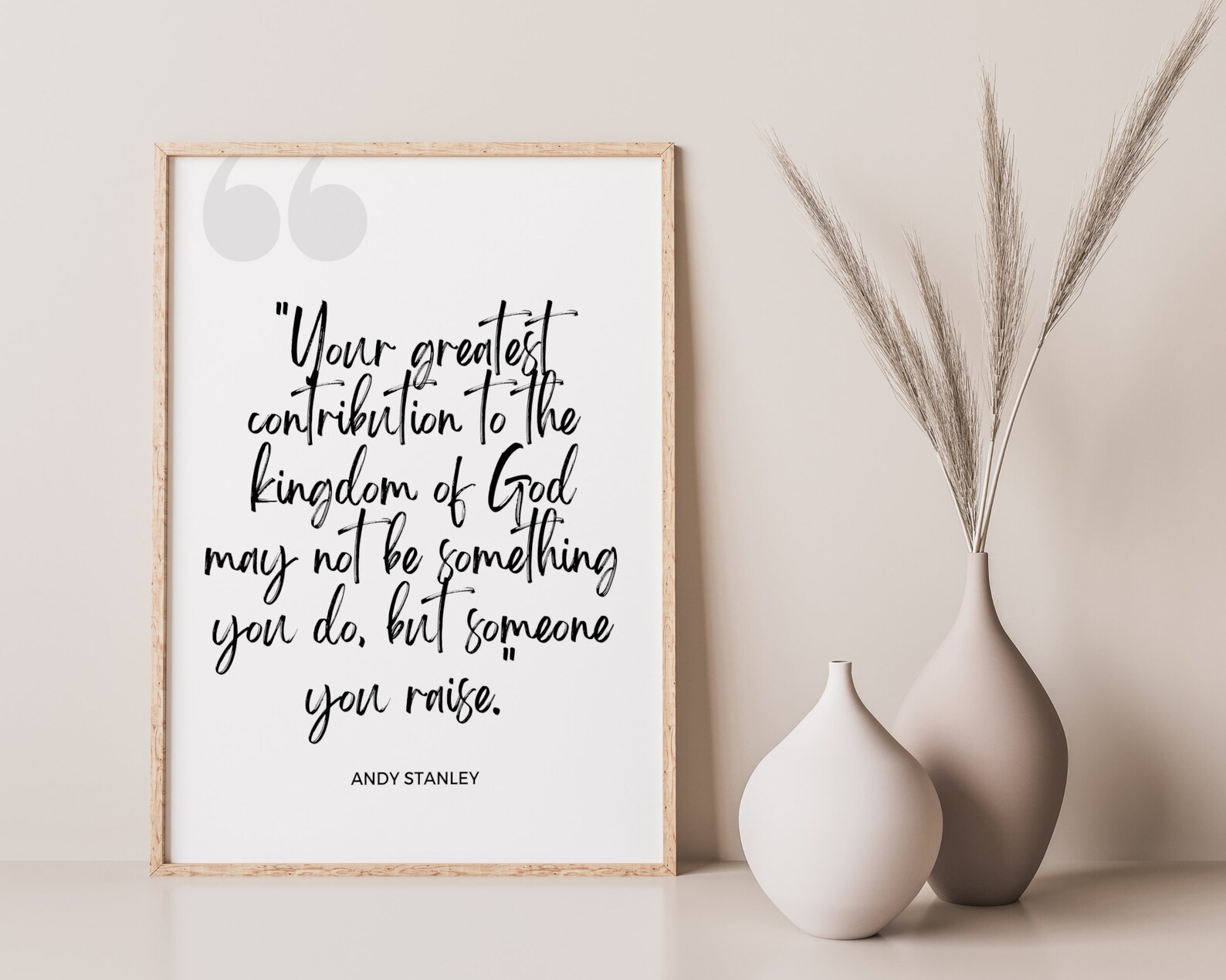 Christian Sign Quote Your Greatest Contribution Print - Etsy