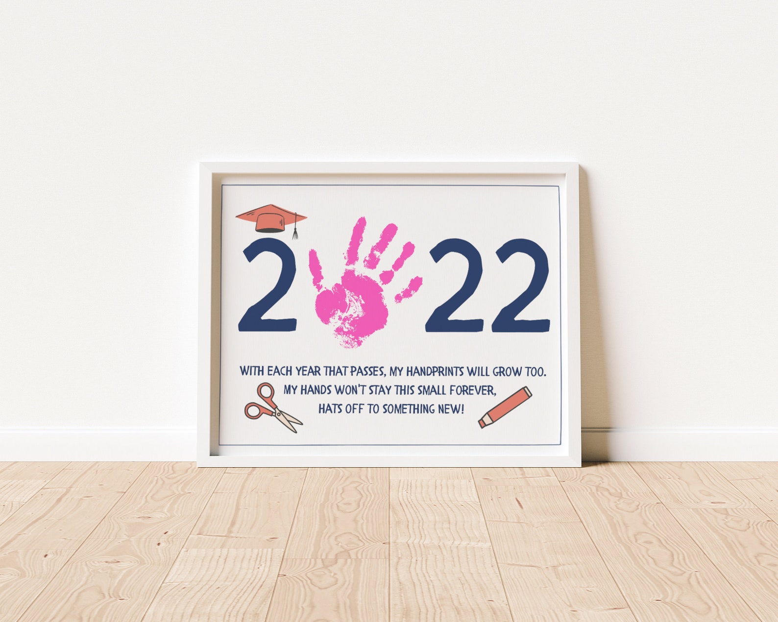 Graduation Handprint Art Handprint Art Craft Handprint - Etsy