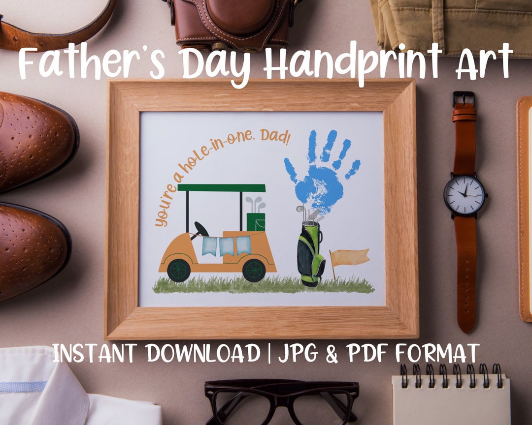 Father's Day Handprint Keepsake | DIY Gift for Dad | Father's Day Dad ...