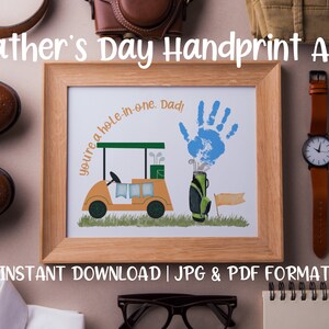 Father's Day Handprint Keepsake DIY Gift for Dad Father's Day Dad ...
