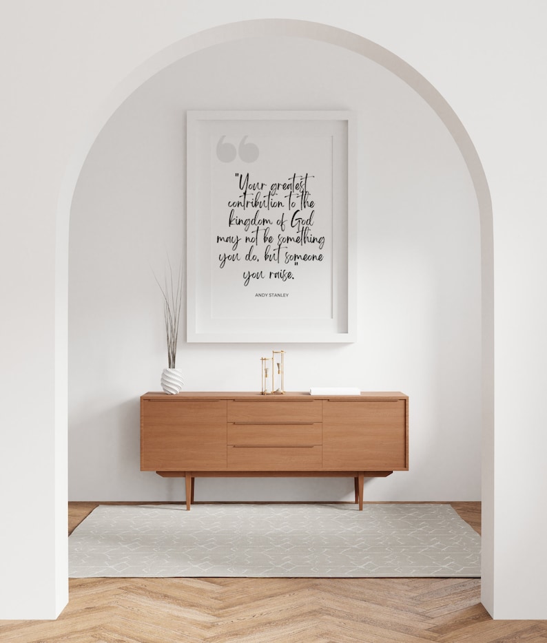 Christian Sign Quote Your Greatest Contribution Print - Etsy