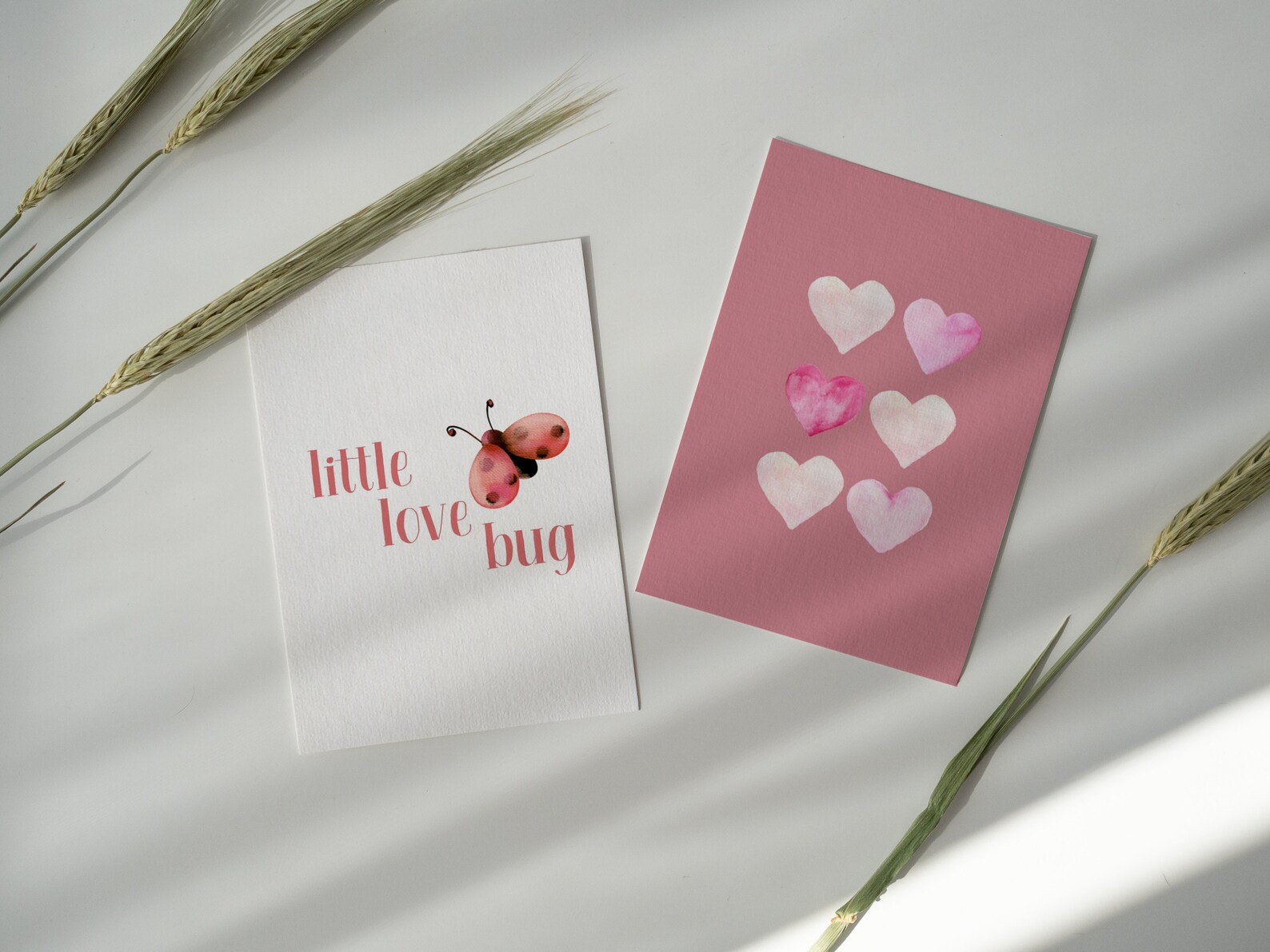 Printable Love Cards Modern Valentine Print Valentines - Etsy