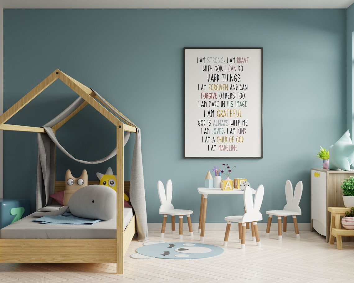 Affirmations Print | Positive Affirmations | Kids Affirmations | Child ...
