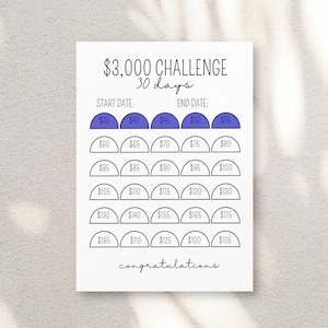 3K 30 Day Challenge | 3,000 Saving Challenges | 3K Money Challenge ...