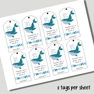 Printable Teacher Gift Tag End of Year Teacher Gift End of Year Student ...