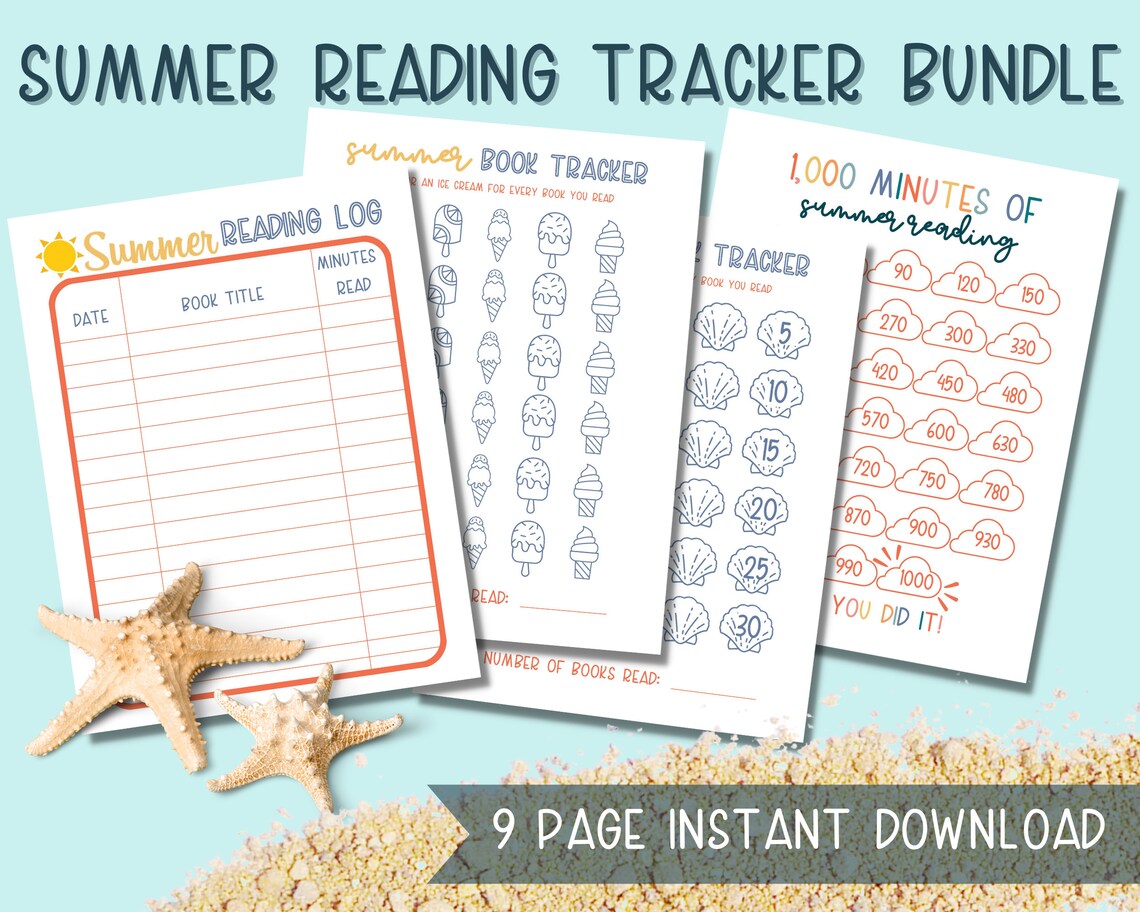 Reading Tracker Reading Challenge Reading Log Book - Etsy