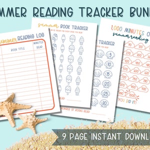 Reading Tracker | Reading Challenge | Reading Log | Book Tracker | 1000 ...