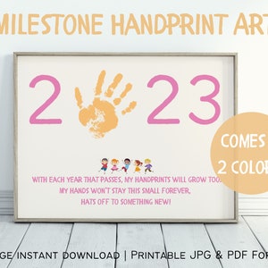 Graduation Handprint Art Handprint Art Craft Handprint - Etsy