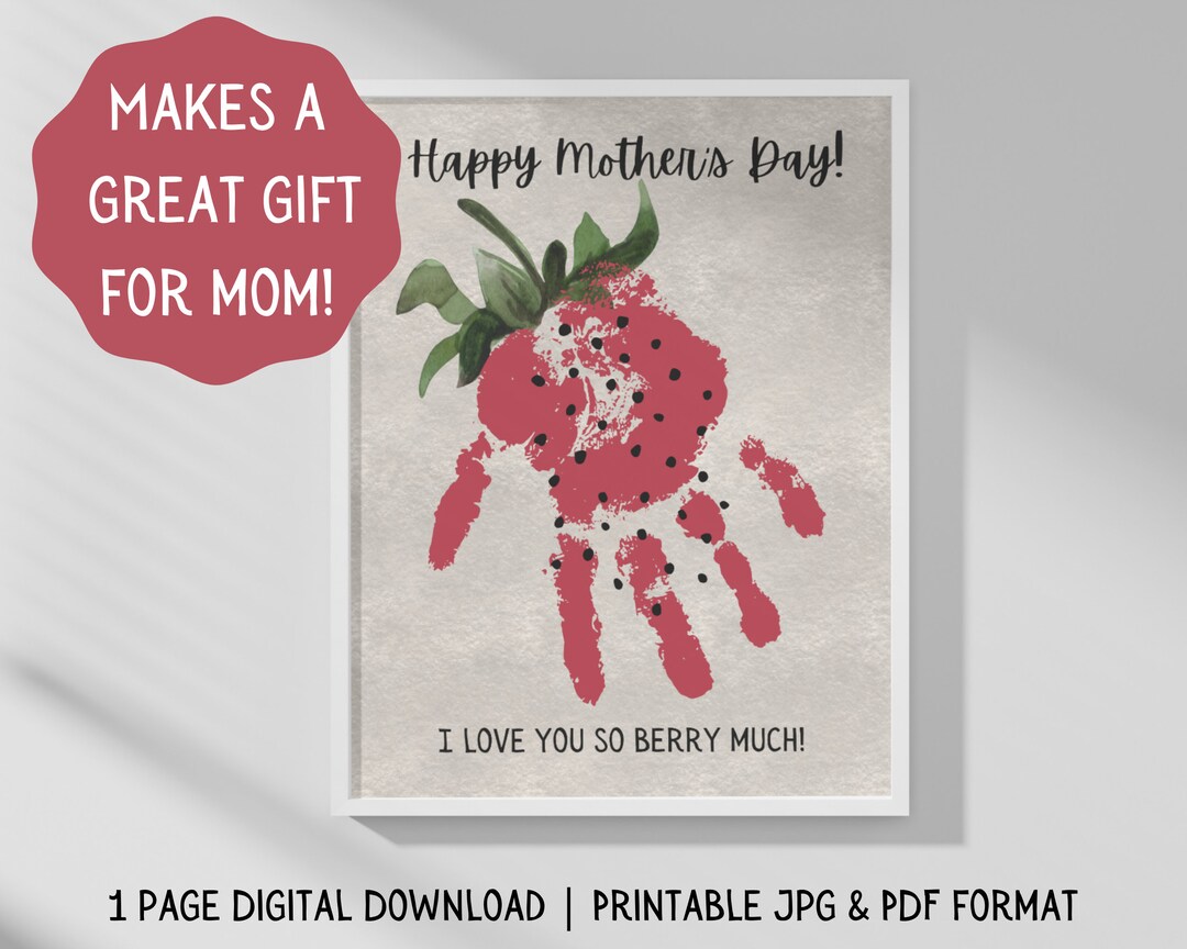 Mother's Day Handprint Art | Handprint Kids Activity | Handprint ...