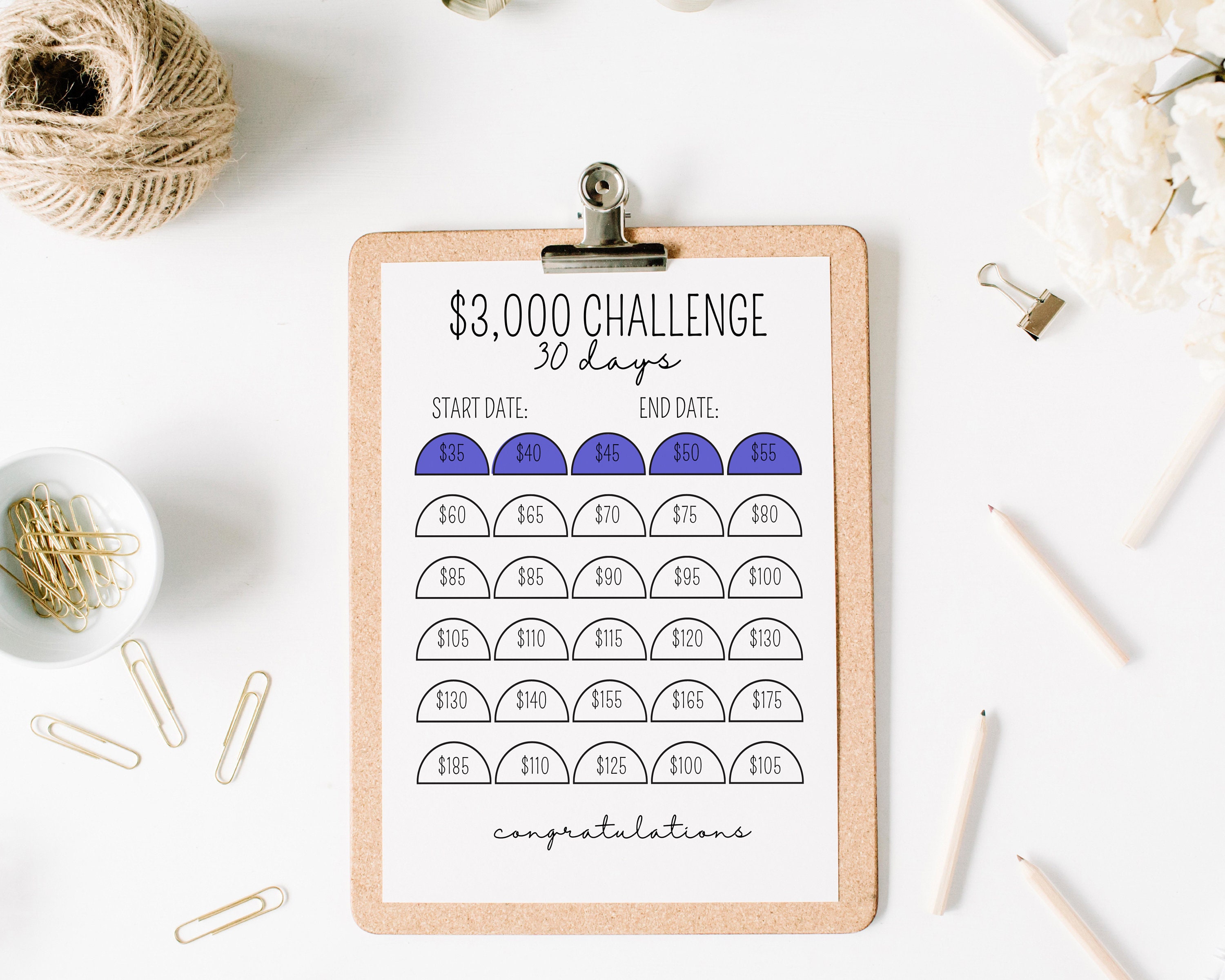 3K 30 Day Challenge | 3,000 Saving Challenges | 3K Money Challenge ...