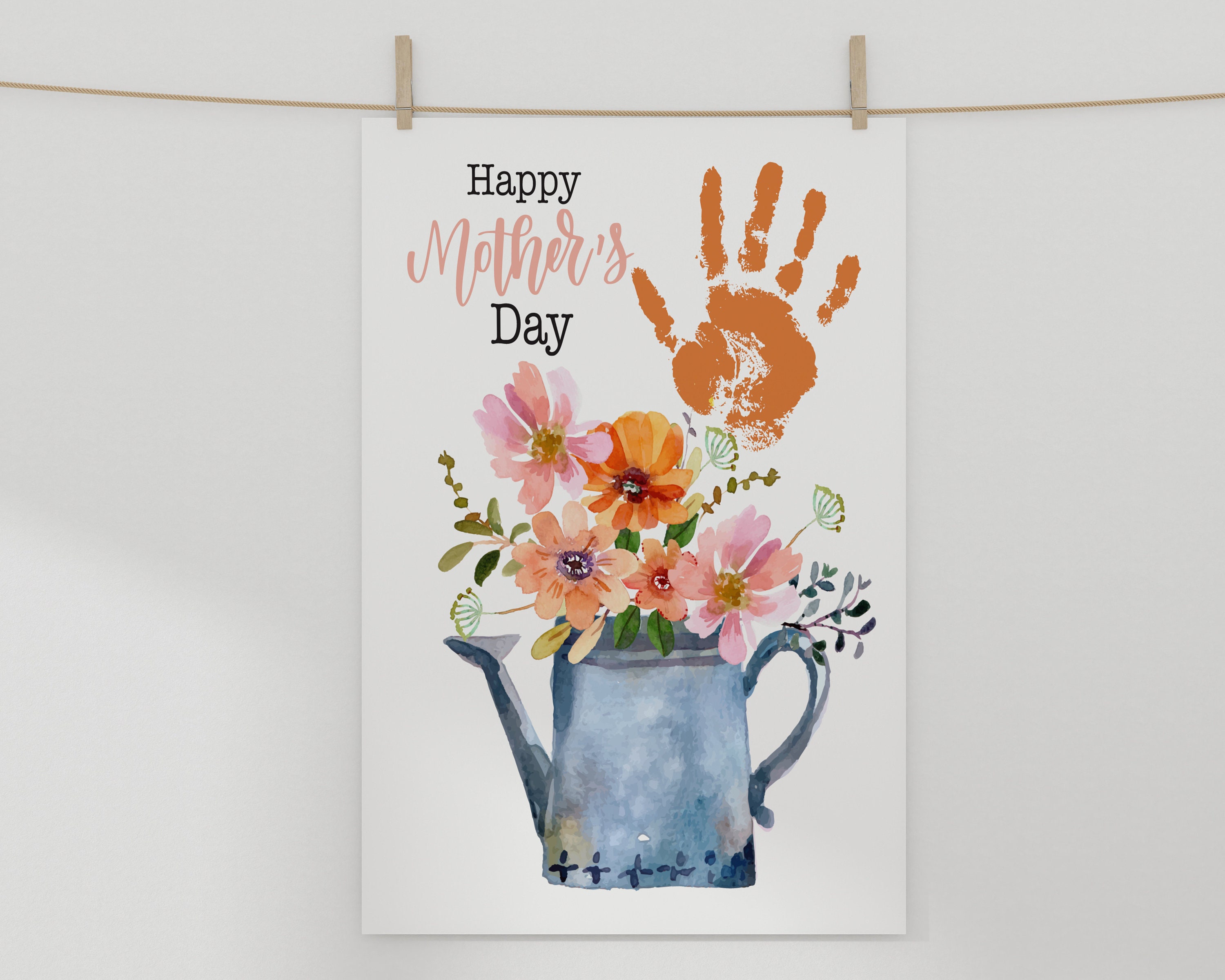 Mother's Day Handprint Art | Handprint Kids Activity | Handprint ...
