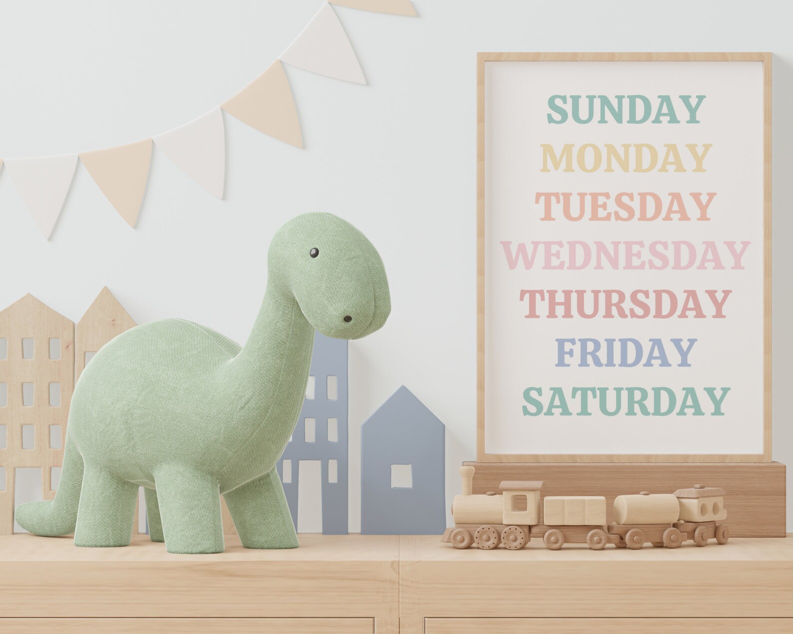 Pastel Days of the Week Classroom Decor Elementary - Etsy