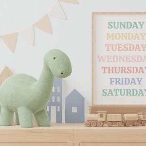 Pastel Days of the Week | Classroom Decor Elementary | Preschool ...