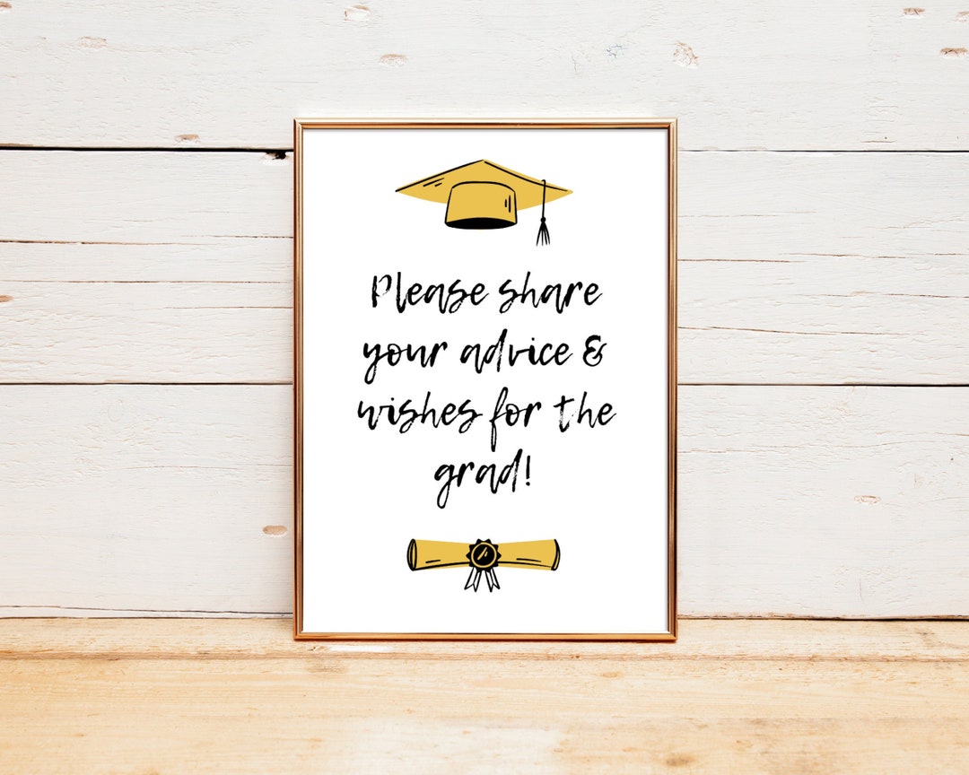 Graduation Advice Cards | Graduation Party Decorations | Graduation ...