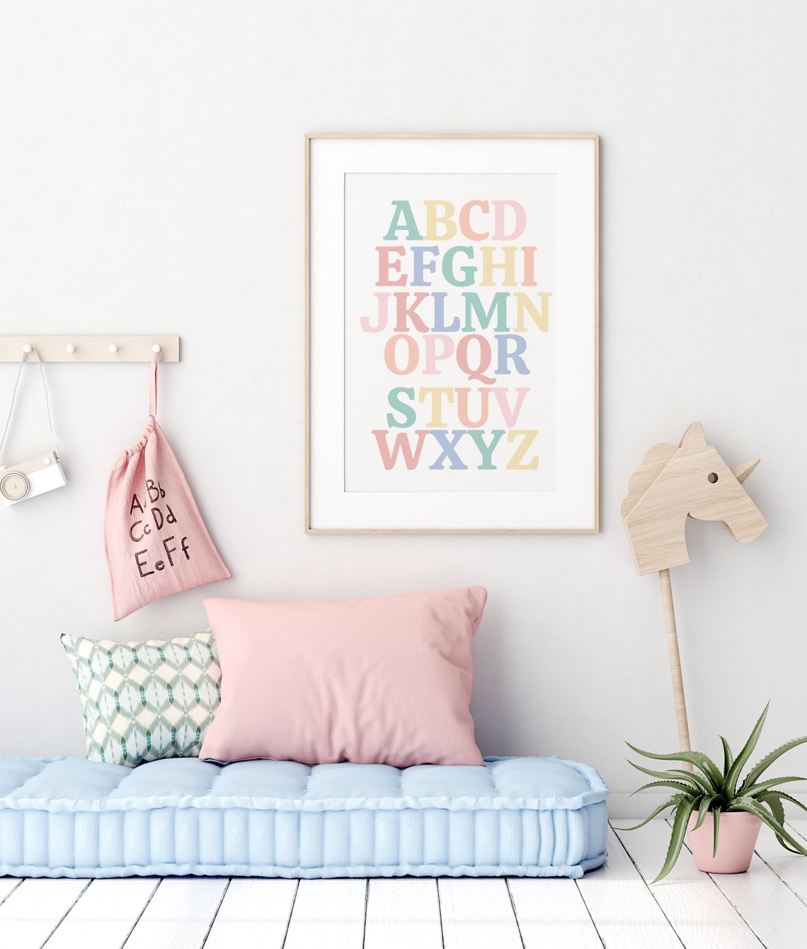 Pastel Alphabet Poster Classroom Decor Elementary - Etsy