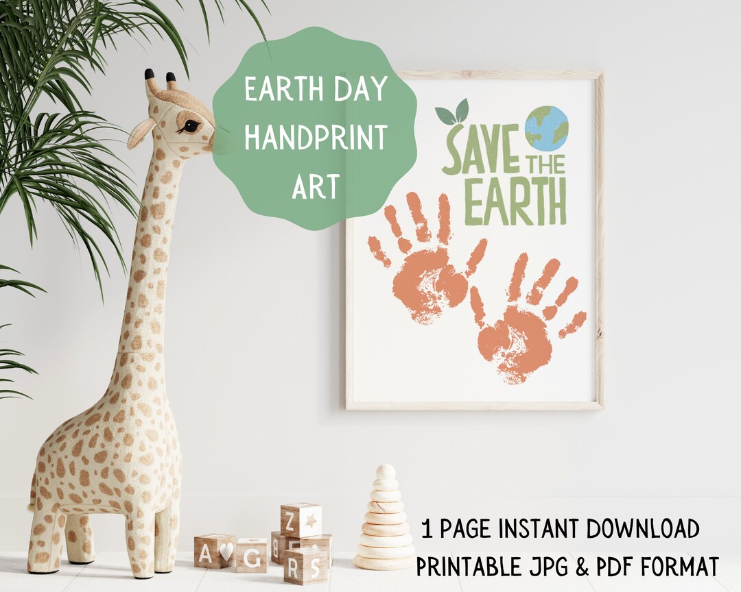 Earth Day Kids Handprint Art | Handprint Kids Activity |handprint ...