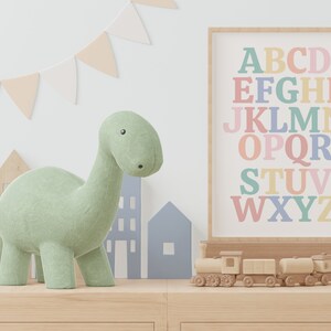 Pastel Alphabet Poster | Classroom Decor Elementary | Preschool ...
