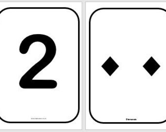 Educational Black and White Flash Cards - Etsy