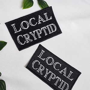 Local Cryptid Iron on Sew on Patch, Cryptidcore - Etsy
