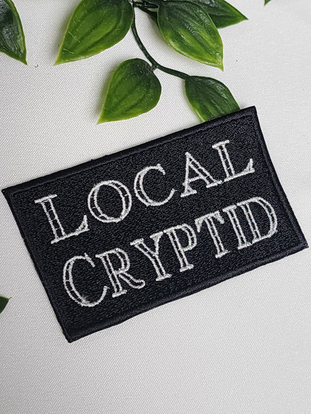 Local Cryptid Iron on Sew on Patch, Cryptidcore - Etsy