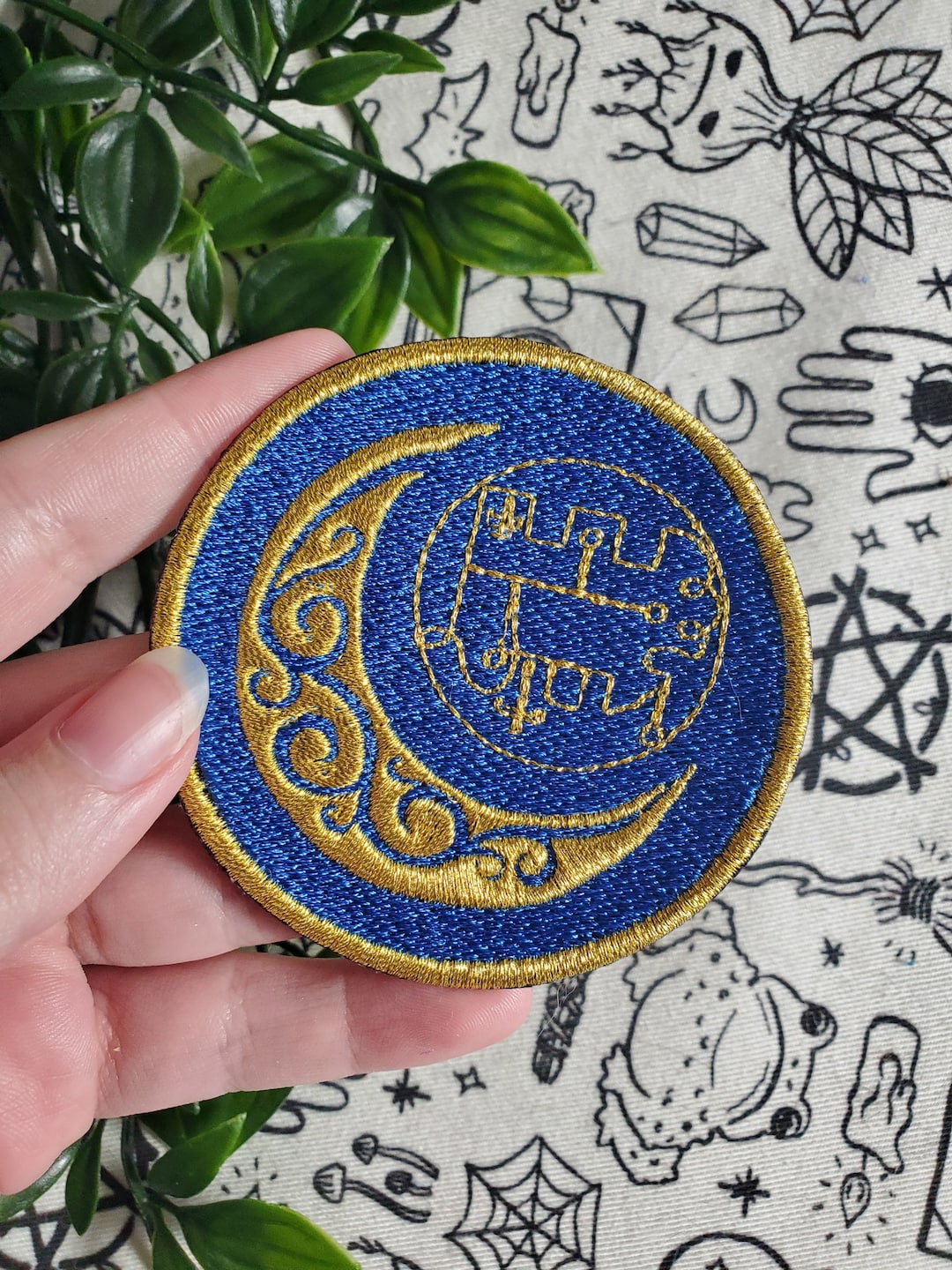 Stolas Sigil Iron on Embroidered Patch, Helluva Boss - Etsy