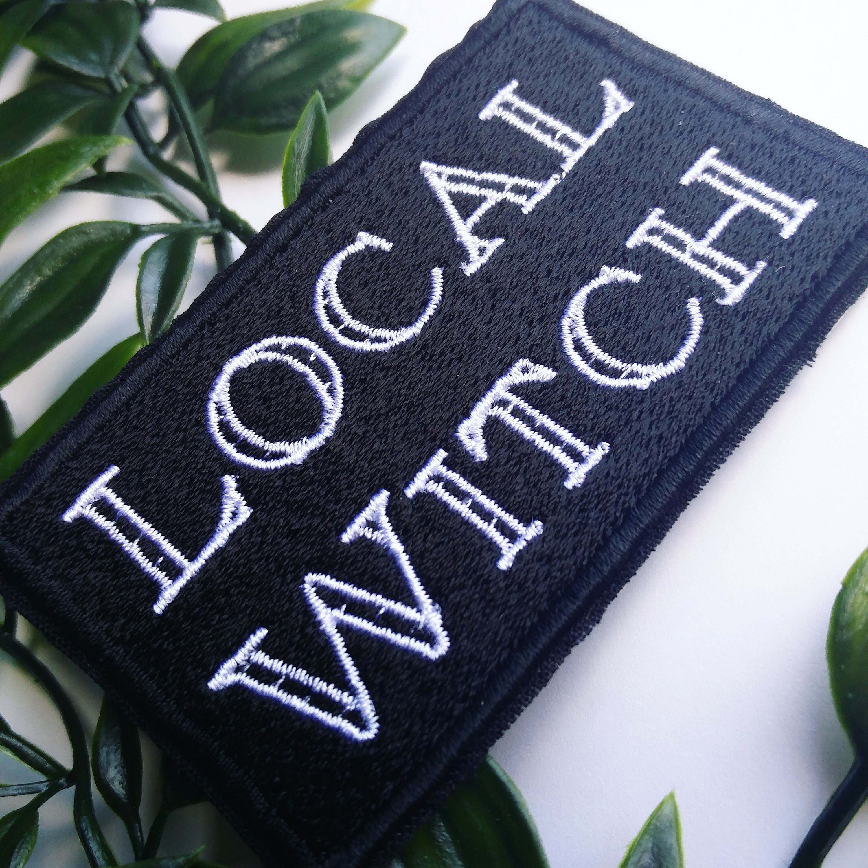Local Witch Iron on Sew on Patch Witchcore Gothic Cottage - Etsy