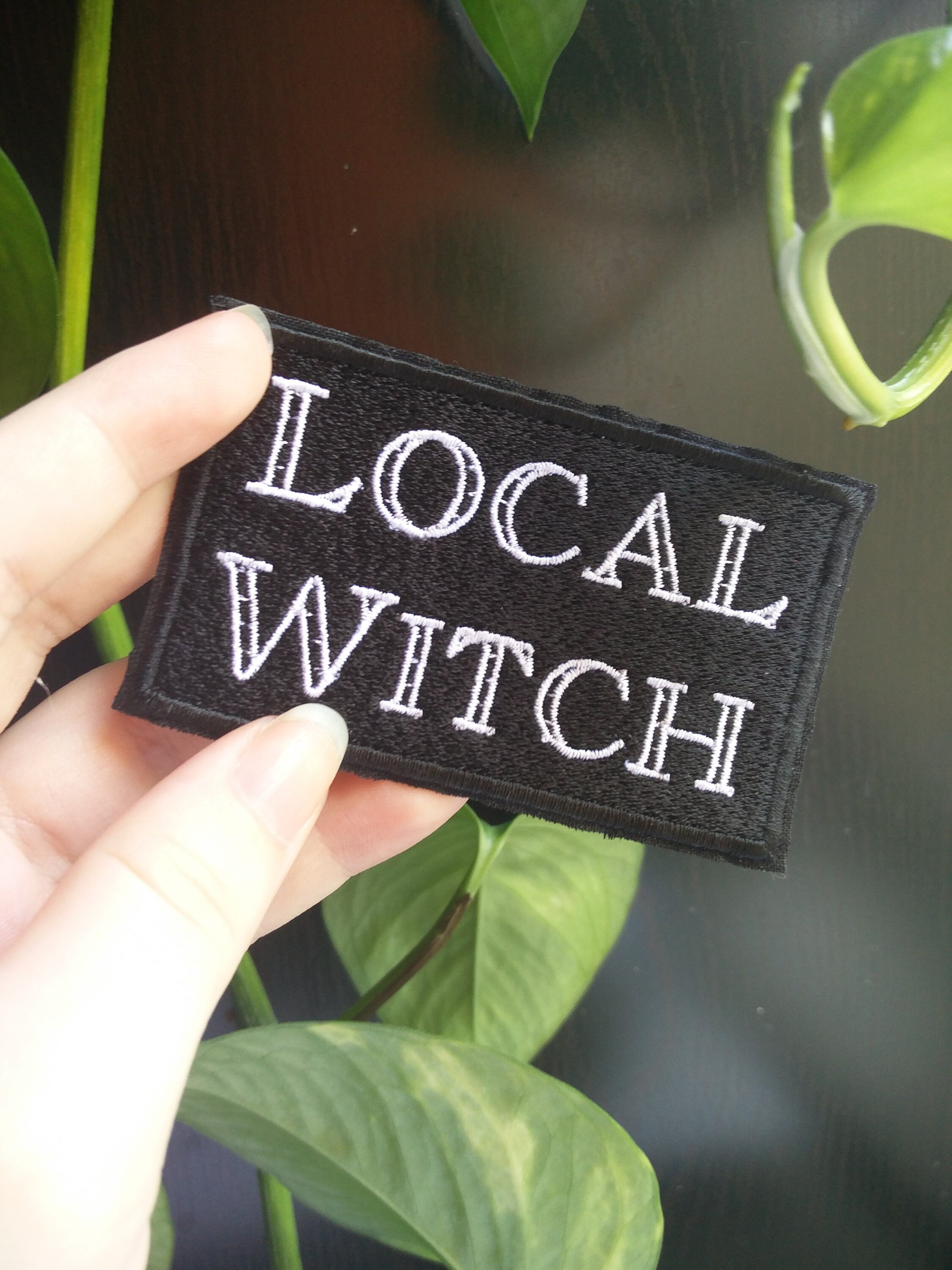 Local Witch Iron on Sew on Patch Witchcore Gothic Cottage - Etsy