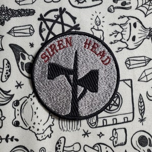 Siren Head Scp Iron on Sew on Patch - Etsy