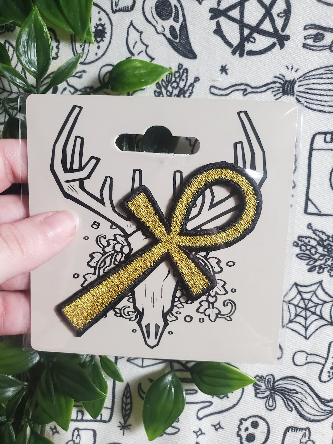 Ankh Iron on Sew on Embroidered Patch - Etsy