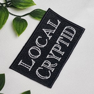 Local Cryptid Iron on Sew on Patch, Cryptidcore - Etsy