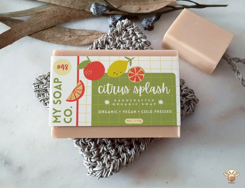 Colorful Soap Label Template, Custom Soap Label, Soap Label Template ...