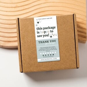Fully Editable Box Label Template, Fun Box Label Template, Box Label ...