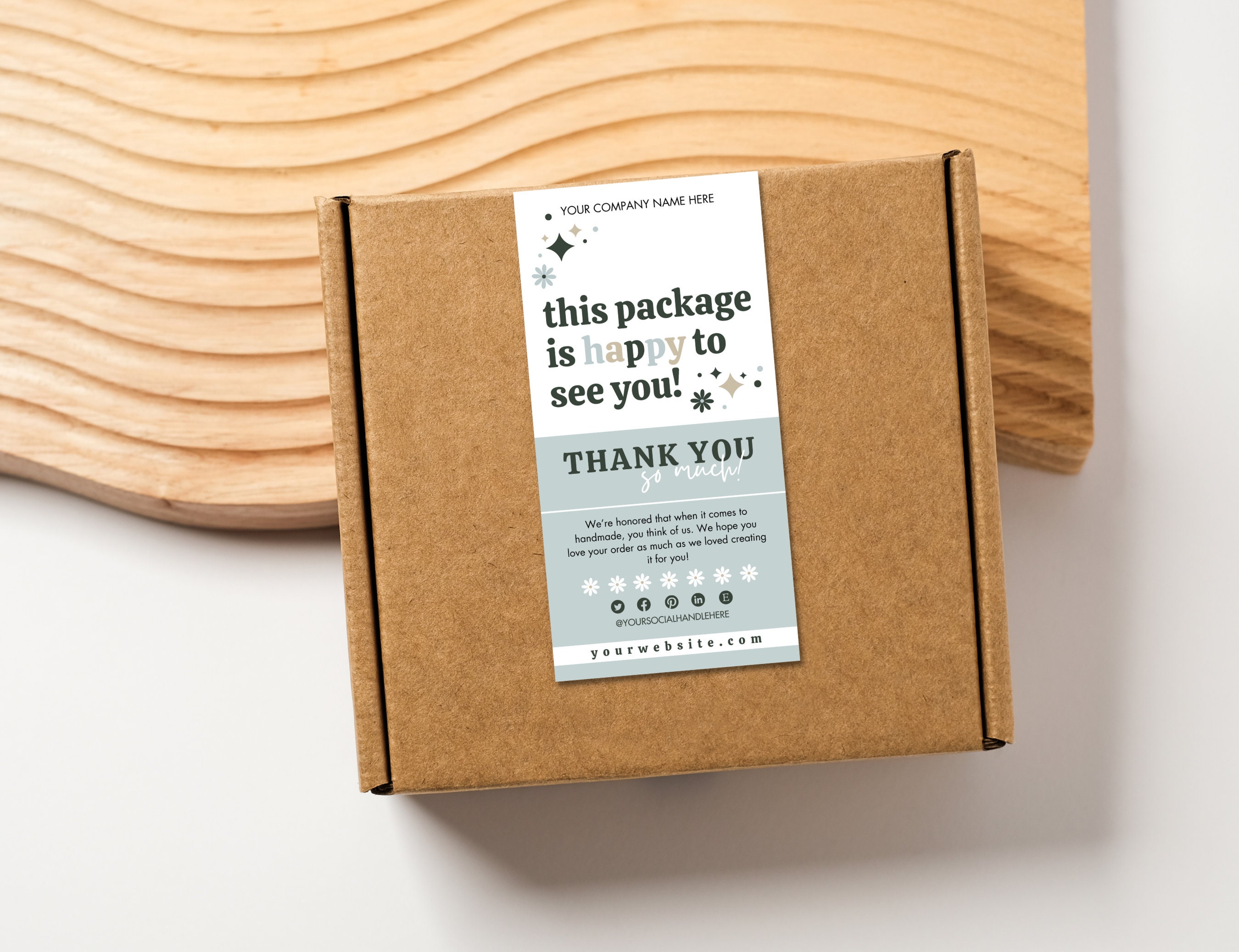 Fully Editable Box Label Template, Fun Box Label Template, Box Label ...