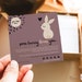 Easter Thank You Card Template, Rabbit Thank You Card, Small Business ...