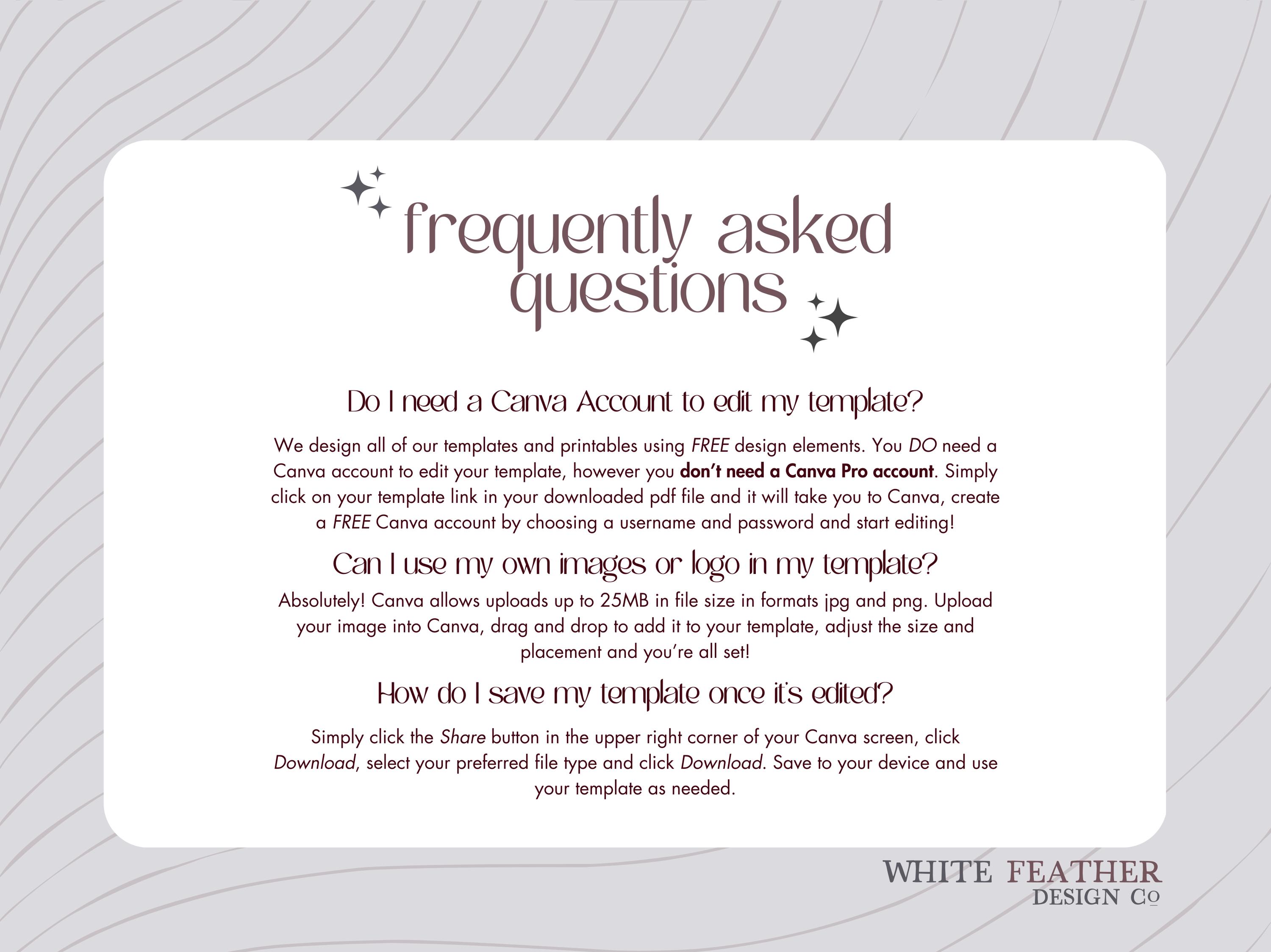 Spring Thank You Card Template, Cute Thank You Card Template, Canva ...